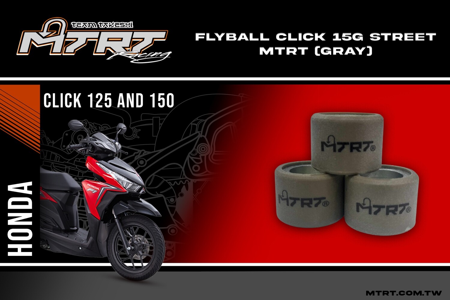 FLYBALL CLICK 15G STREET MTRT GRAY (3PCS)