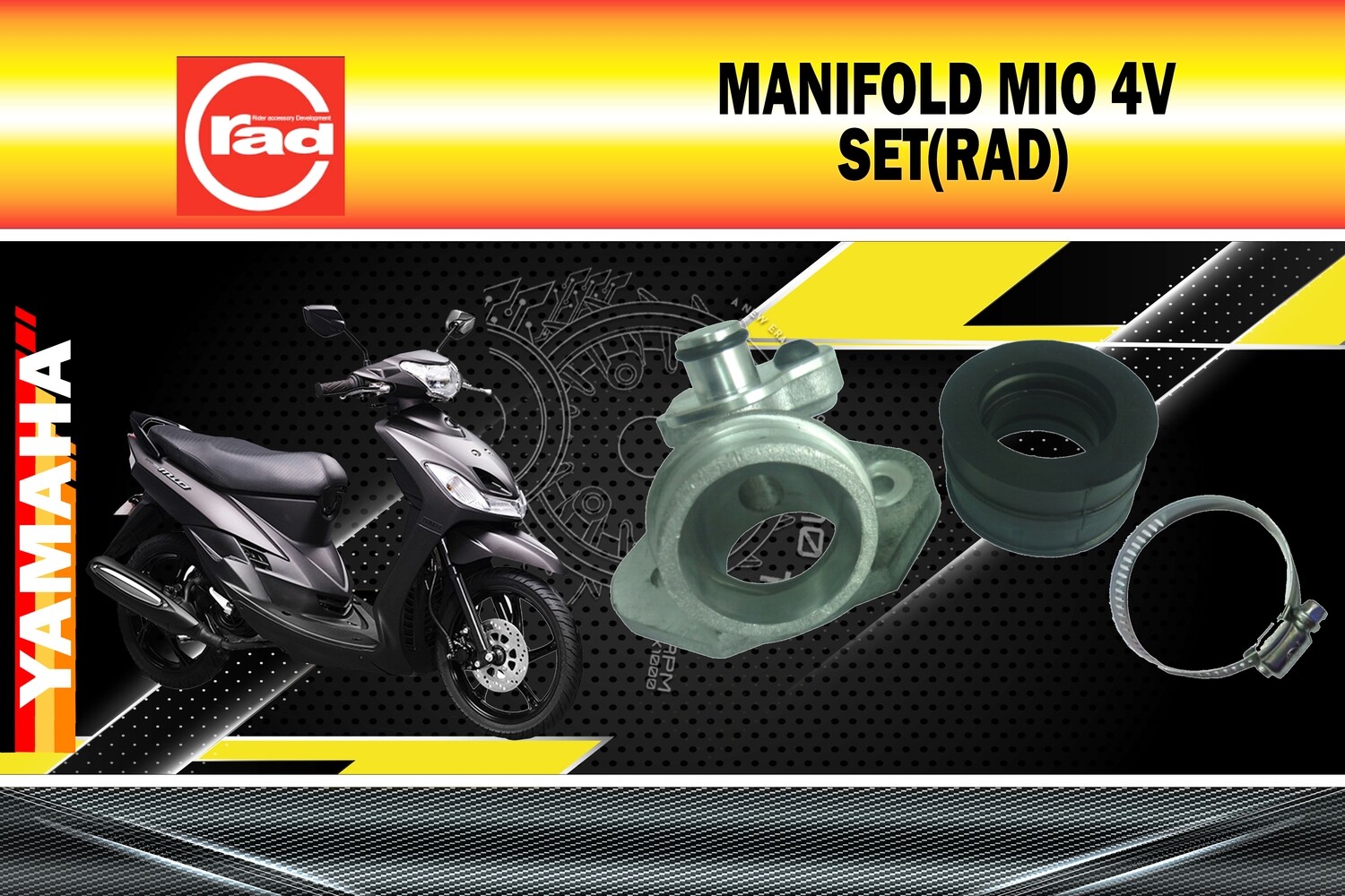 MANIFOLD MIO 4V SET MTRT(RAD)