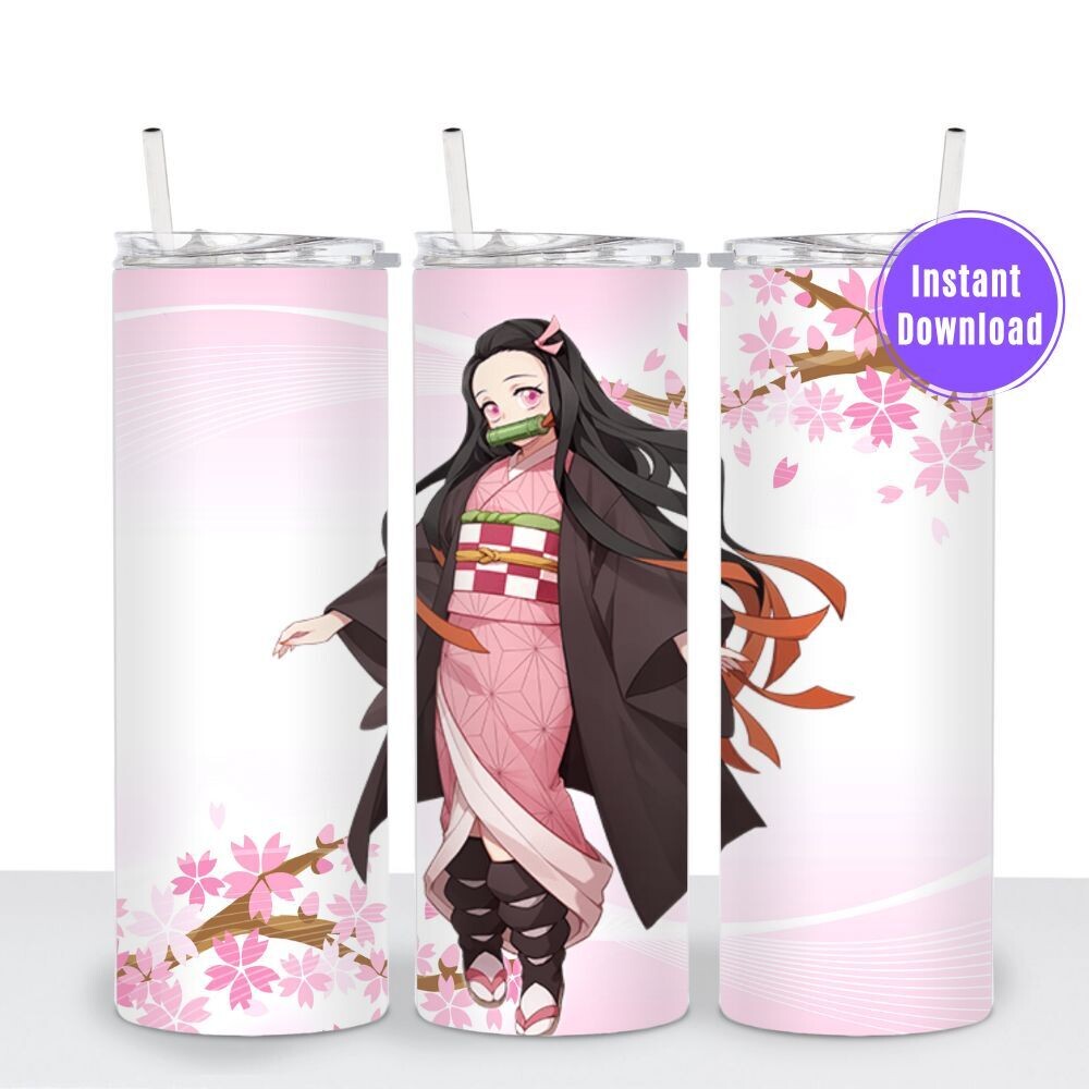 Demon Slayer Nezuko Skinny Tumbler Wrap