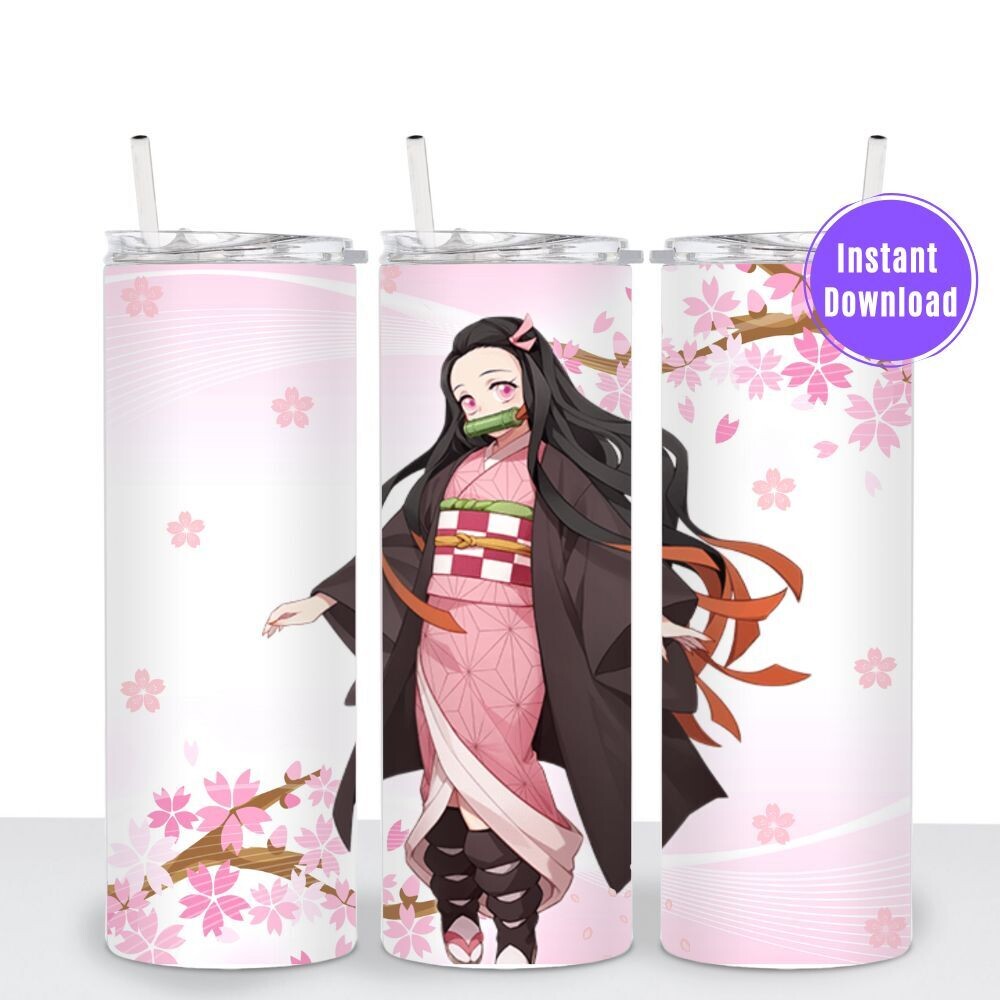 Demon Slayer Nezuko Skinny Tumbler Wrap