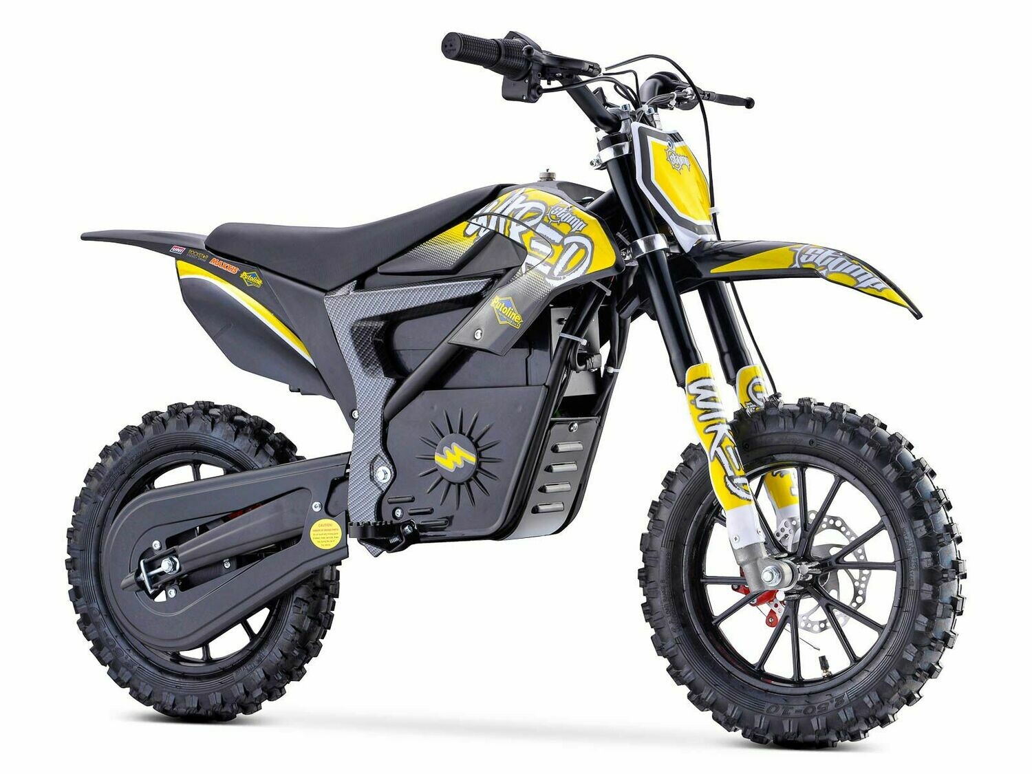 Stomp Wired Electric Pit Bike Neon Yellow
