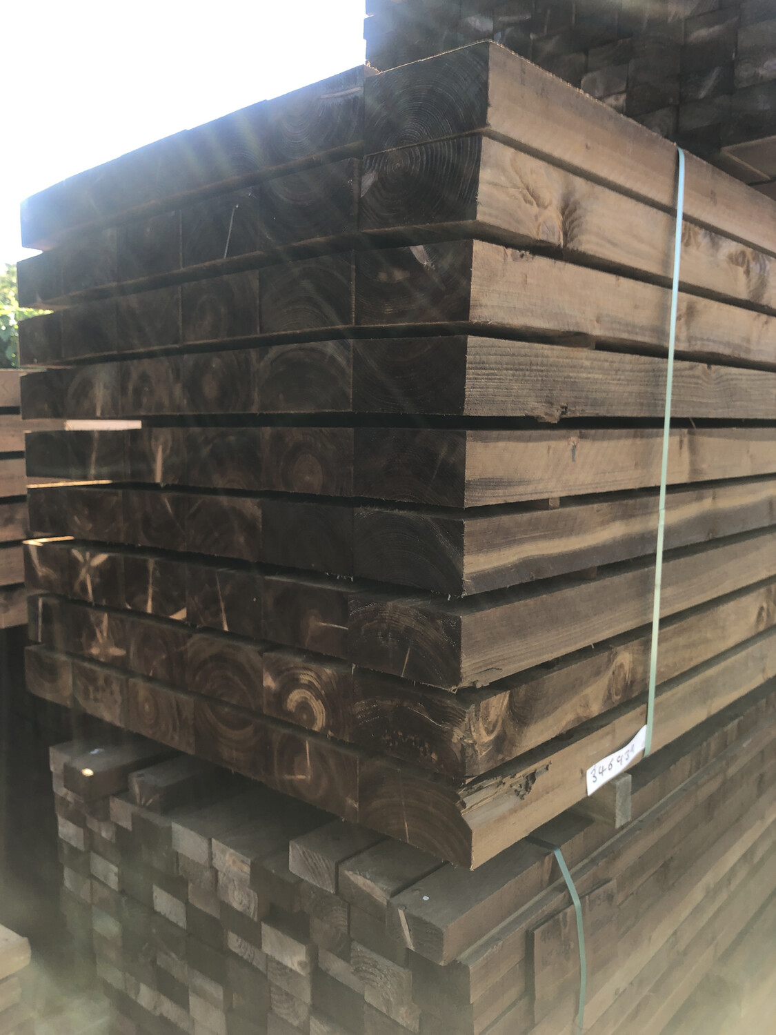 8x4 x 2.4 Mtr Sleepers Brown