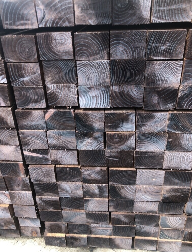 8FT 4 x 3 Timber Post