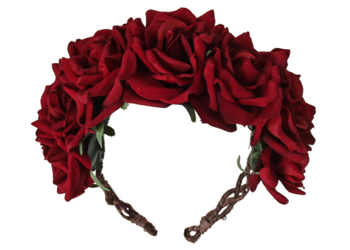Velvet Rose Crown