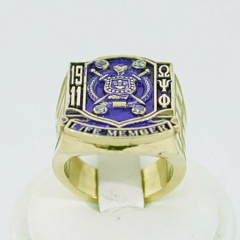 OMEGA LIFE MEMBER RING - Gold Plated