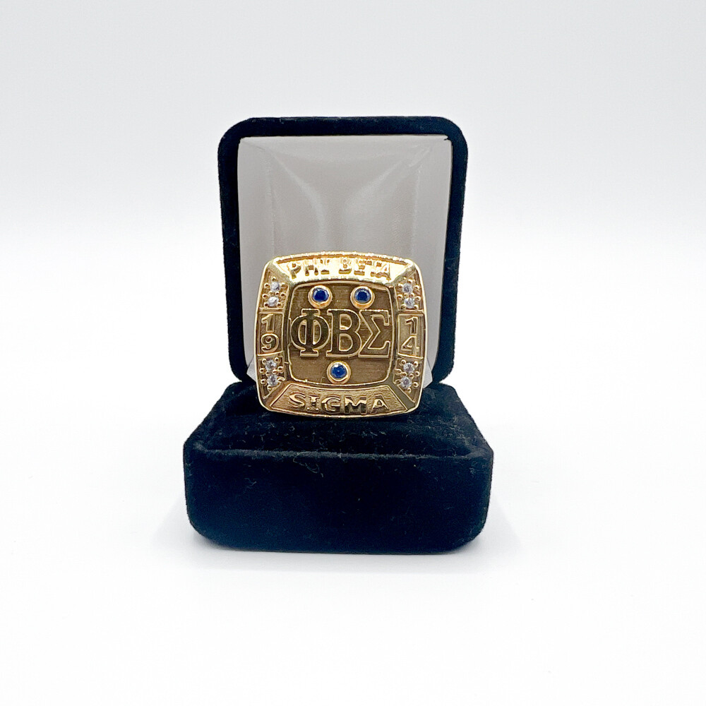 SIGMA XXL RING - Silver, Gold Plated or 14k Gold