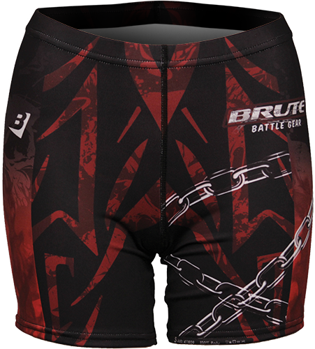 Red Fire Compression Short