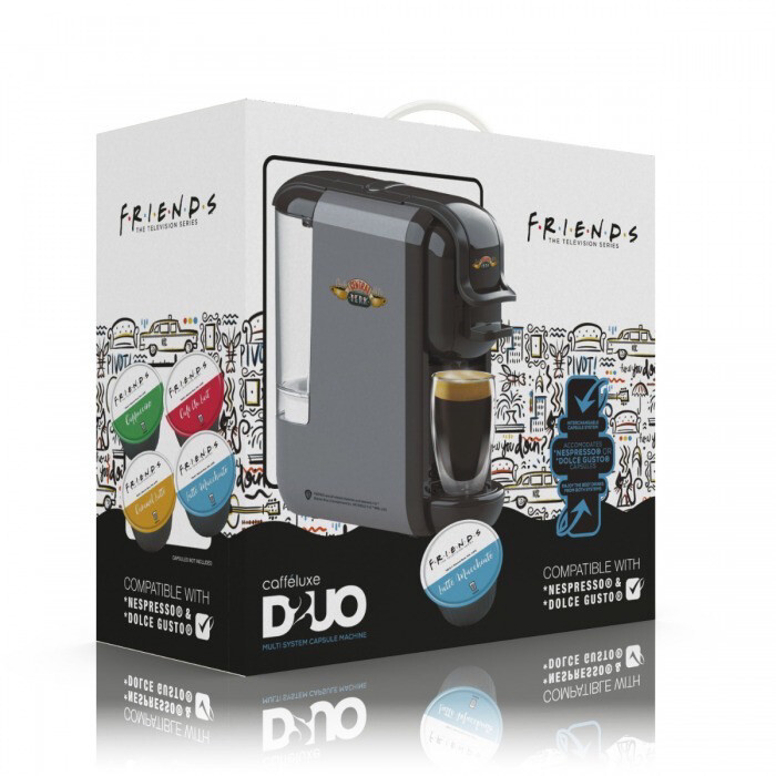 Original FRIENDS by Warner Bros™️ Duo 2 во 1 кафемат Nespresso+Dolce Gusto
