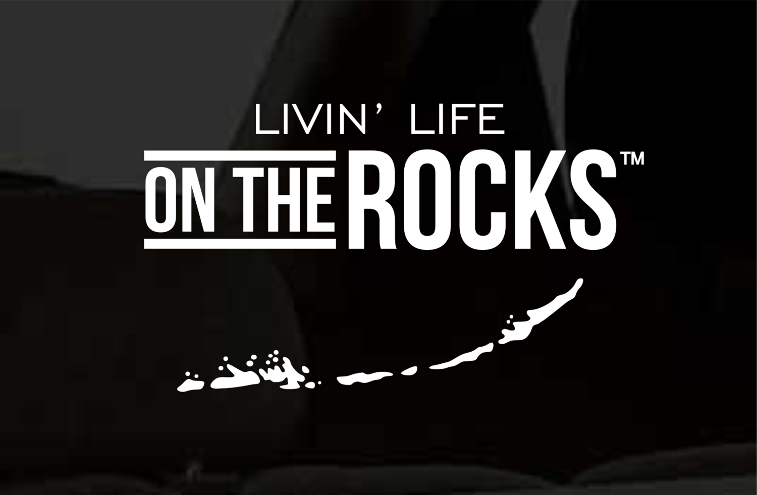 Sandbar White Signature Livin' Life on the Rocks™ Auto Decal