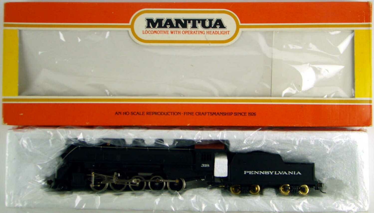 Mantua PRR 2-10-0 "Decapod" Locomotive #318 HO Scale