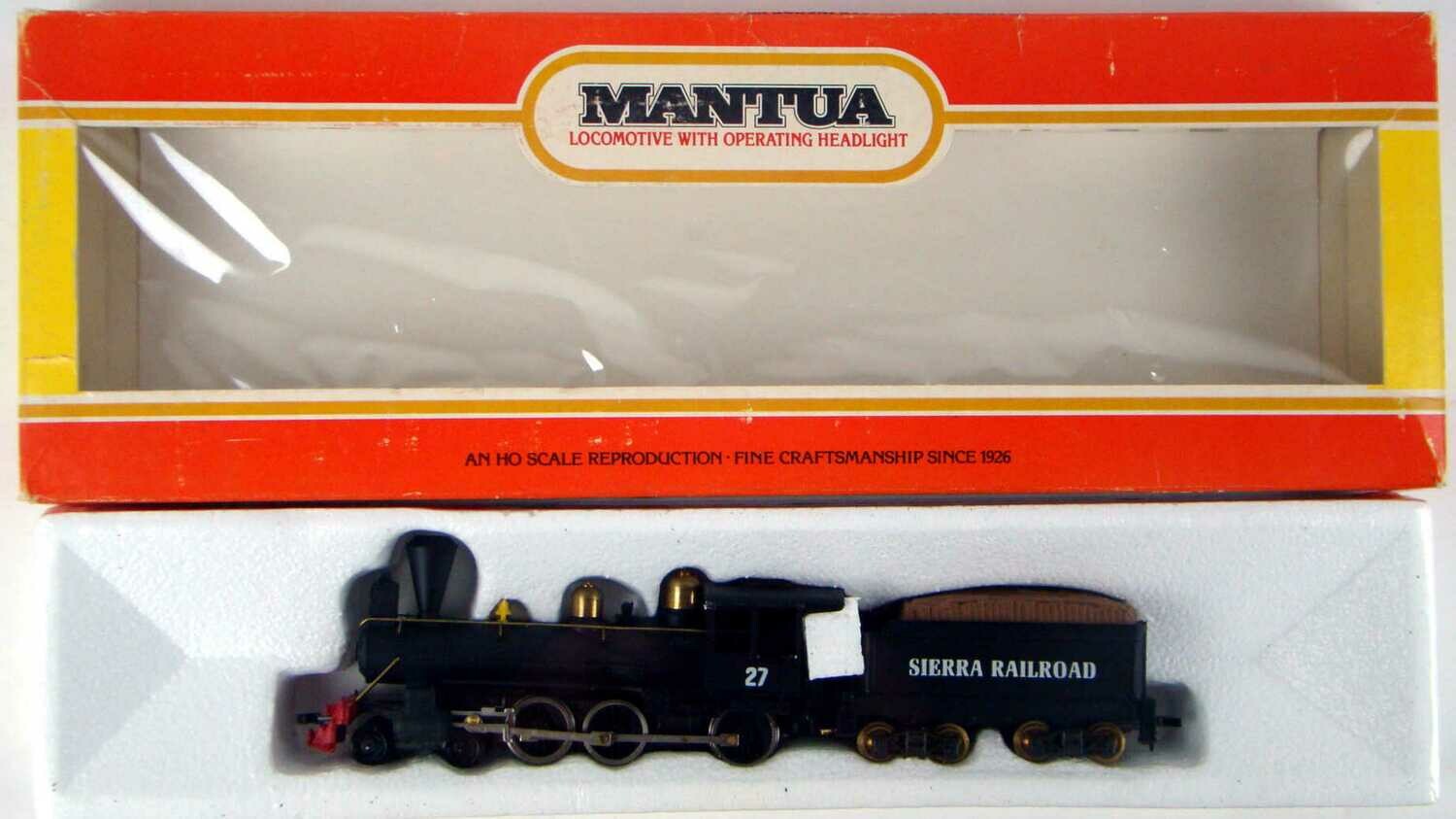 Mantua 309-07 Rogers Sierra #27 4-6-0 Ten Wheeler Locomotive HO Scale