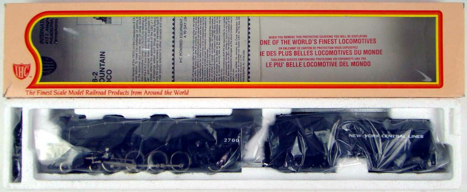 IHCM622 NYC Class L-2a 4-8-2 Mohawk Locomotive #2700 HO Scale
