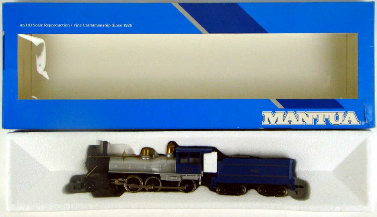 FACTORY SEALED Mantua 308-25 B&O 4-6-0 Ten Wheeler "Dixie Bell ...