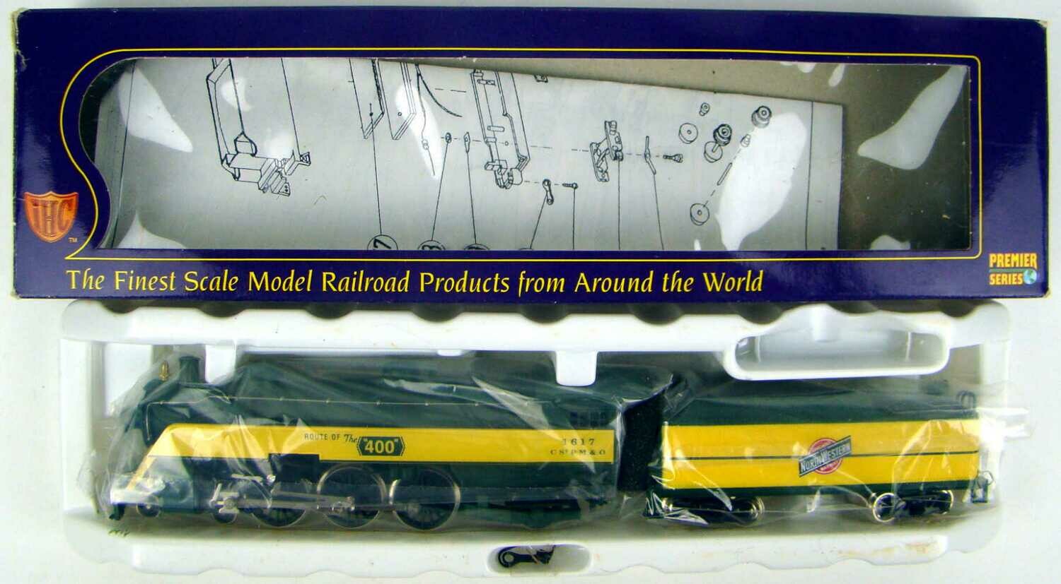 IHC Premier M9858 Frisco 4-6-2 Semi-Streamliner Pacific Locomotive HO Scale