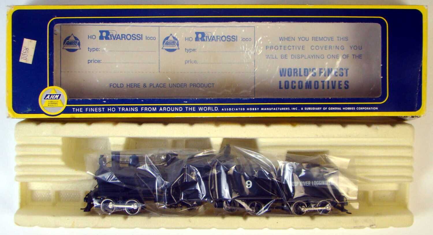 AHM 5169-04 Deep River Logging Heisler 3-Truck Logger HO Scale