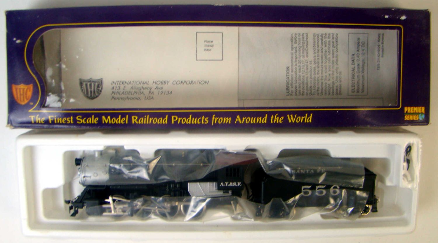 IHC 23730 USRA AT&SF 0-8-0 Switcher Locomotive #556 HO Scale