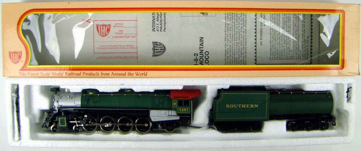 IHC Premier M626 Southern Class Ts-1 4-8-2 Mountain Locomotive #1491 HO ...