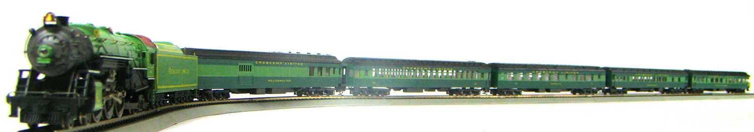 AHM 5-Coach Southern Crescent Limited Set w/Class PS-4 4-6-2 Locomotive ...