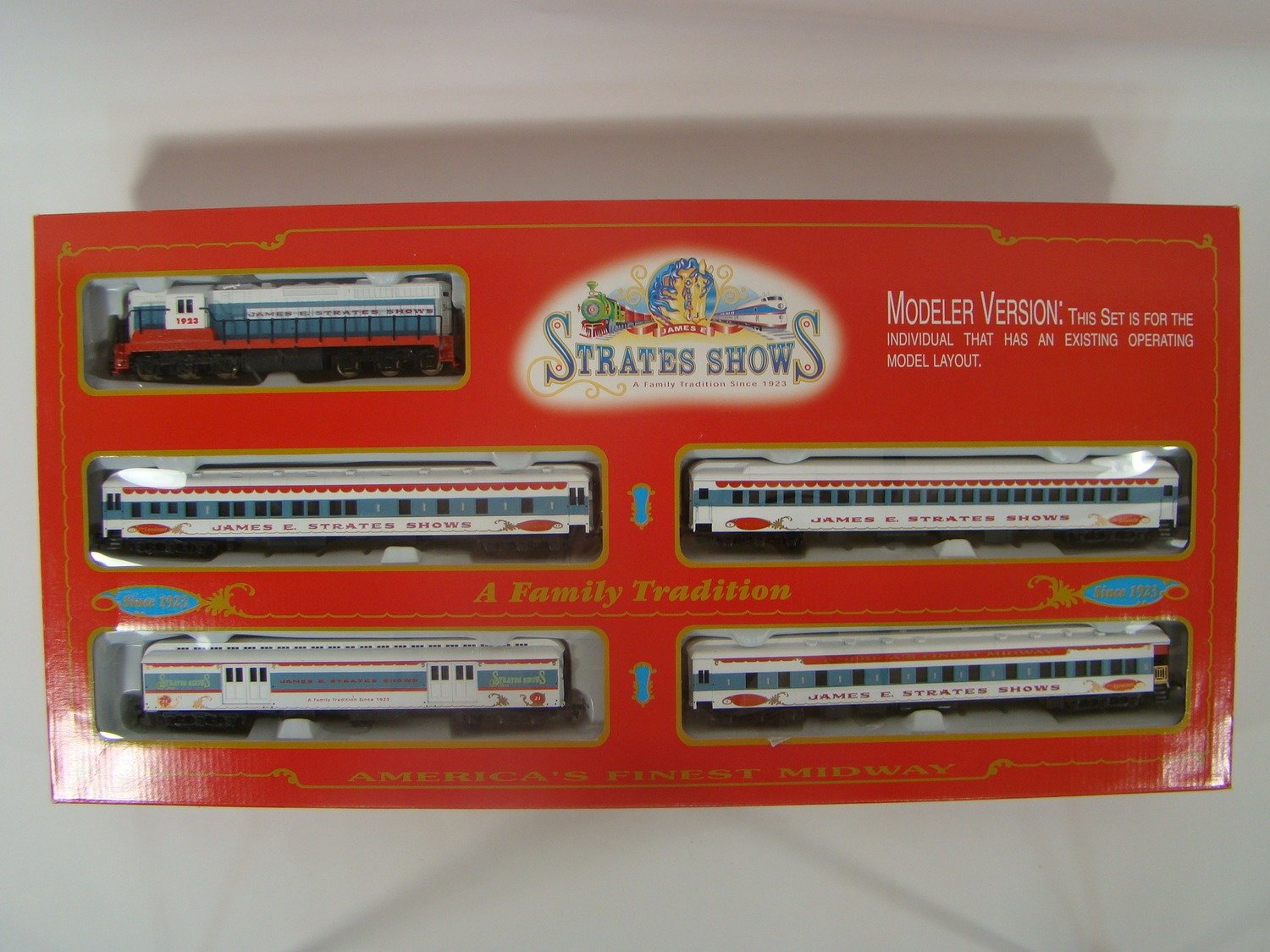 MRRHQ Collectible IHC HO Scale James E. Strates Shows 4 Car Passenger ...