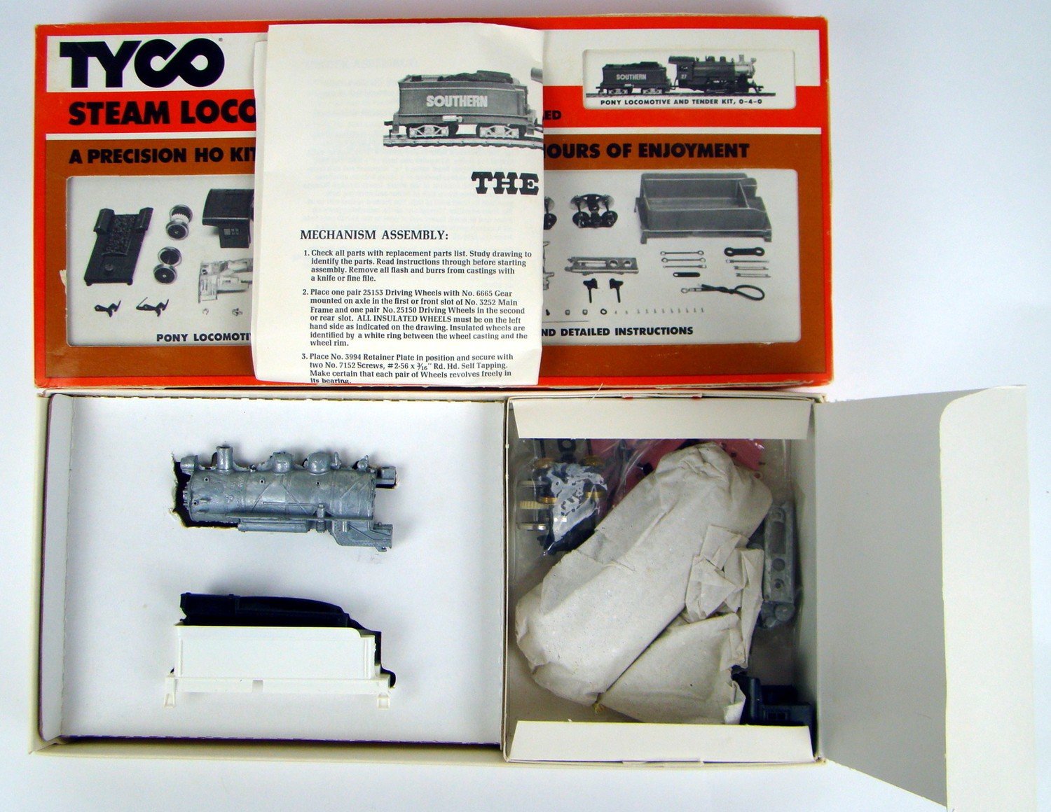 Tyco 7710 0-4-0 Pony Switcher Kit HO Scale