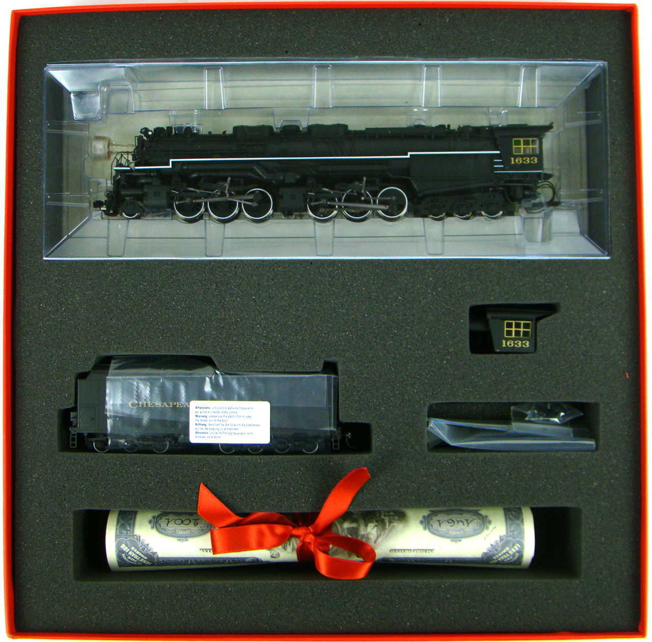 Rivarossi 5454 C&O Class H-8 2-6-6-6 Allegheny Locomotive HO Scale