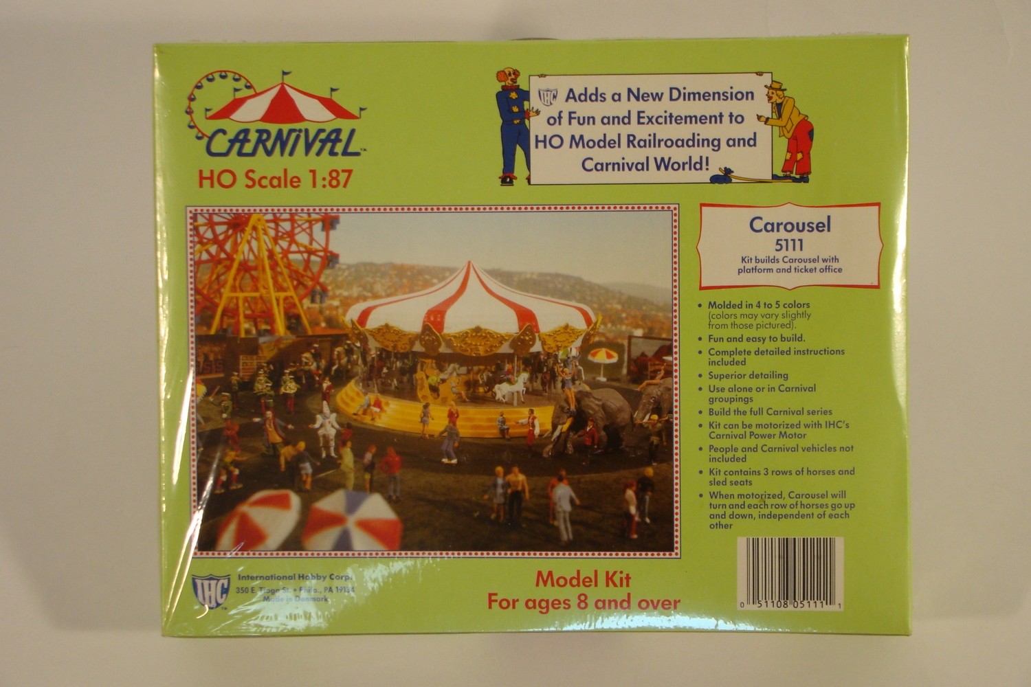 MRCHQ Collectible IHC 5111 Carousel Carnival Ride