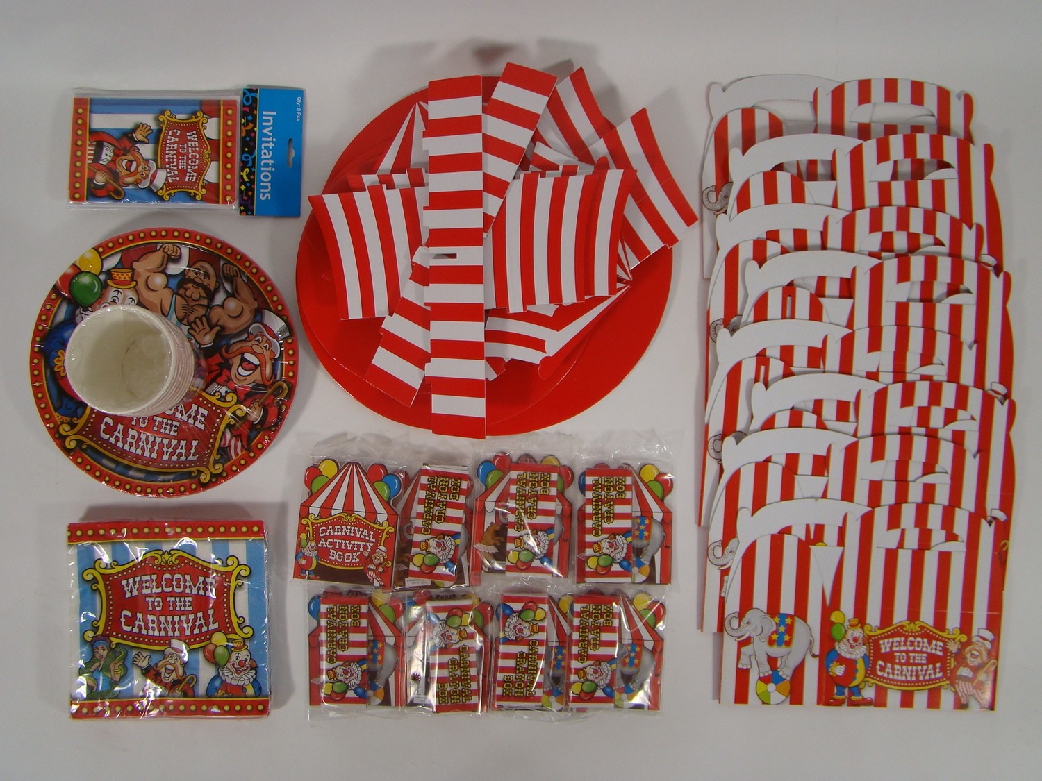 MRCHQ Custom Big Top Party Pack for 8 Youngsters