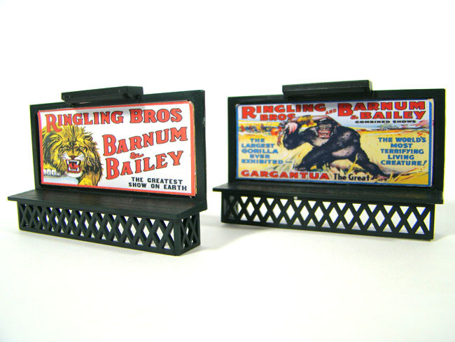 MRCHQ Custom RBB&B Model Power MDP700 HO Scale Lighted Billboards Set