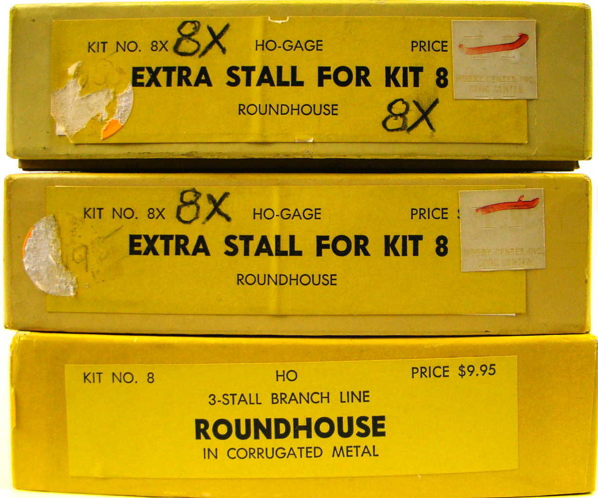 Vintage Suydam No. 8 Corrugated Metal & Wood 3-Stall Branch Line ...