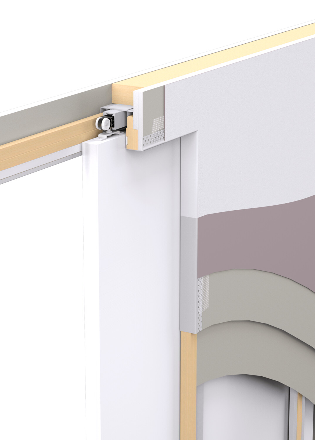 Concealed Frame FD30 Pocket Door Kit