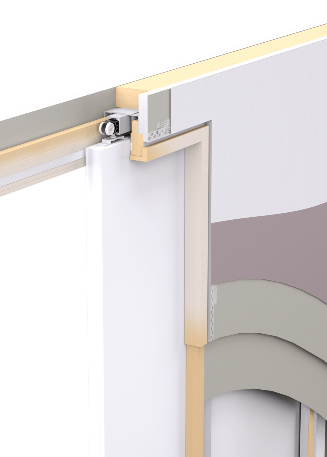 Shadow Gap Frame FD30 Pocket Door Kit
