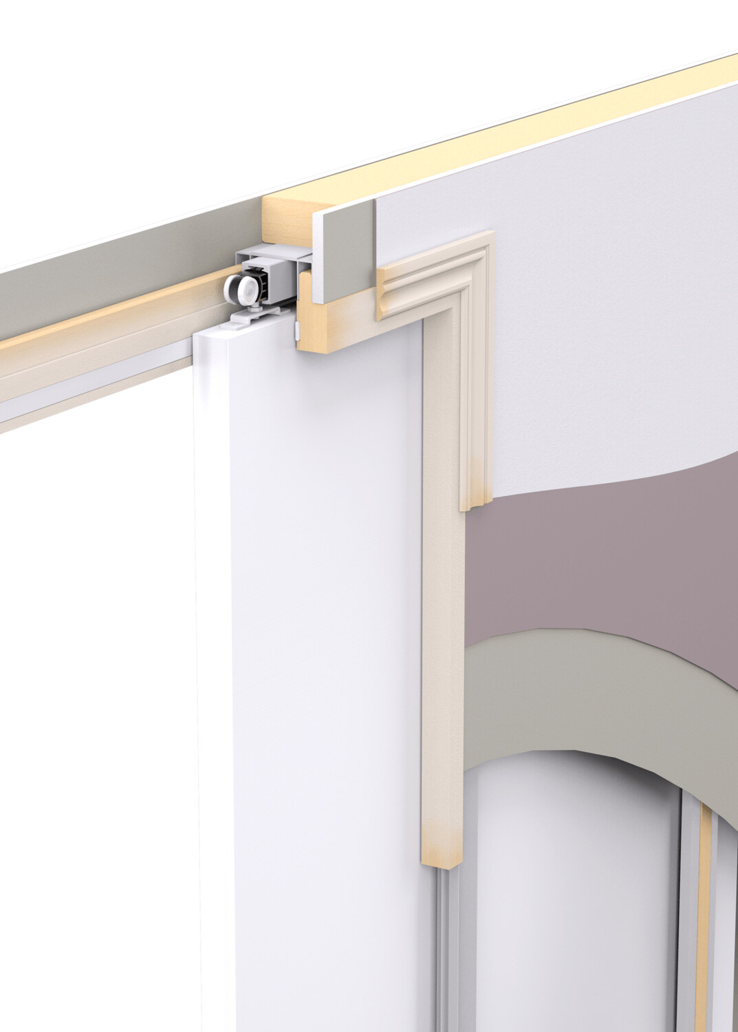 Visible Frame FD30 Pocket Door Kit