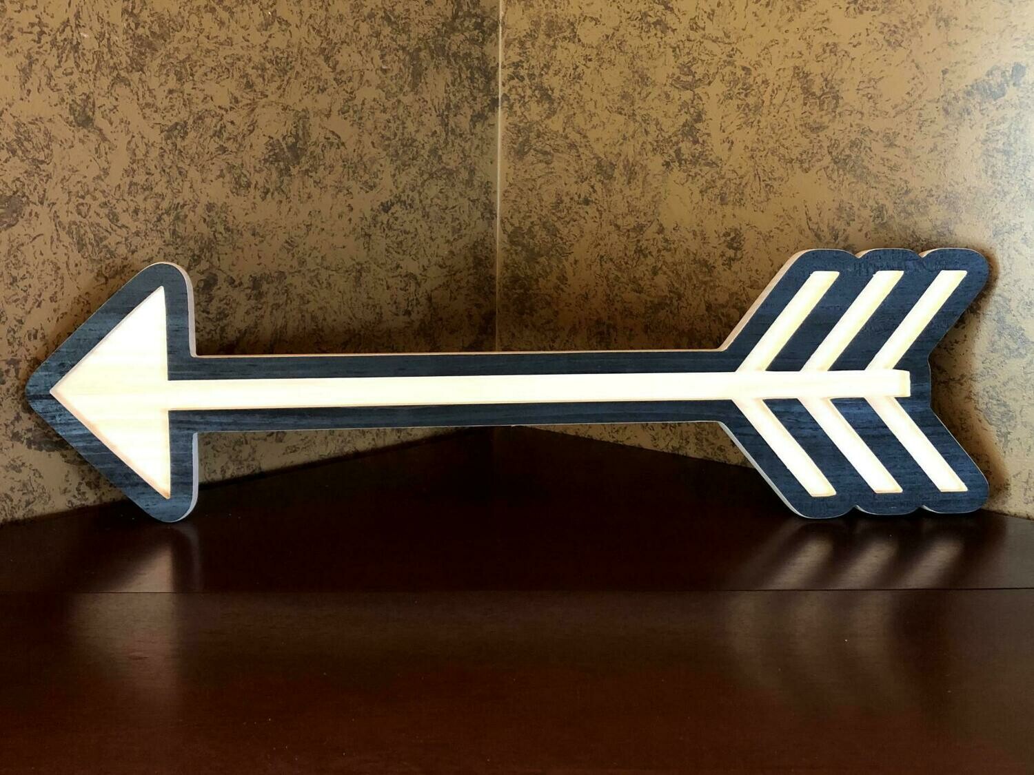 Wooden Arrow Carved Wooden Sign