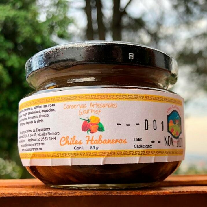 Chiles Habaneros en Conserva 190g
