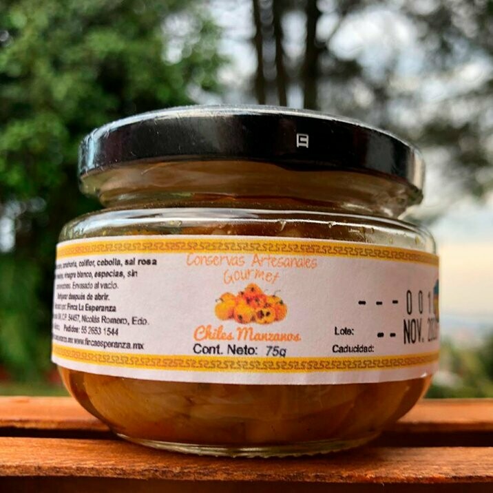 Chiles Manzanos en Conserva