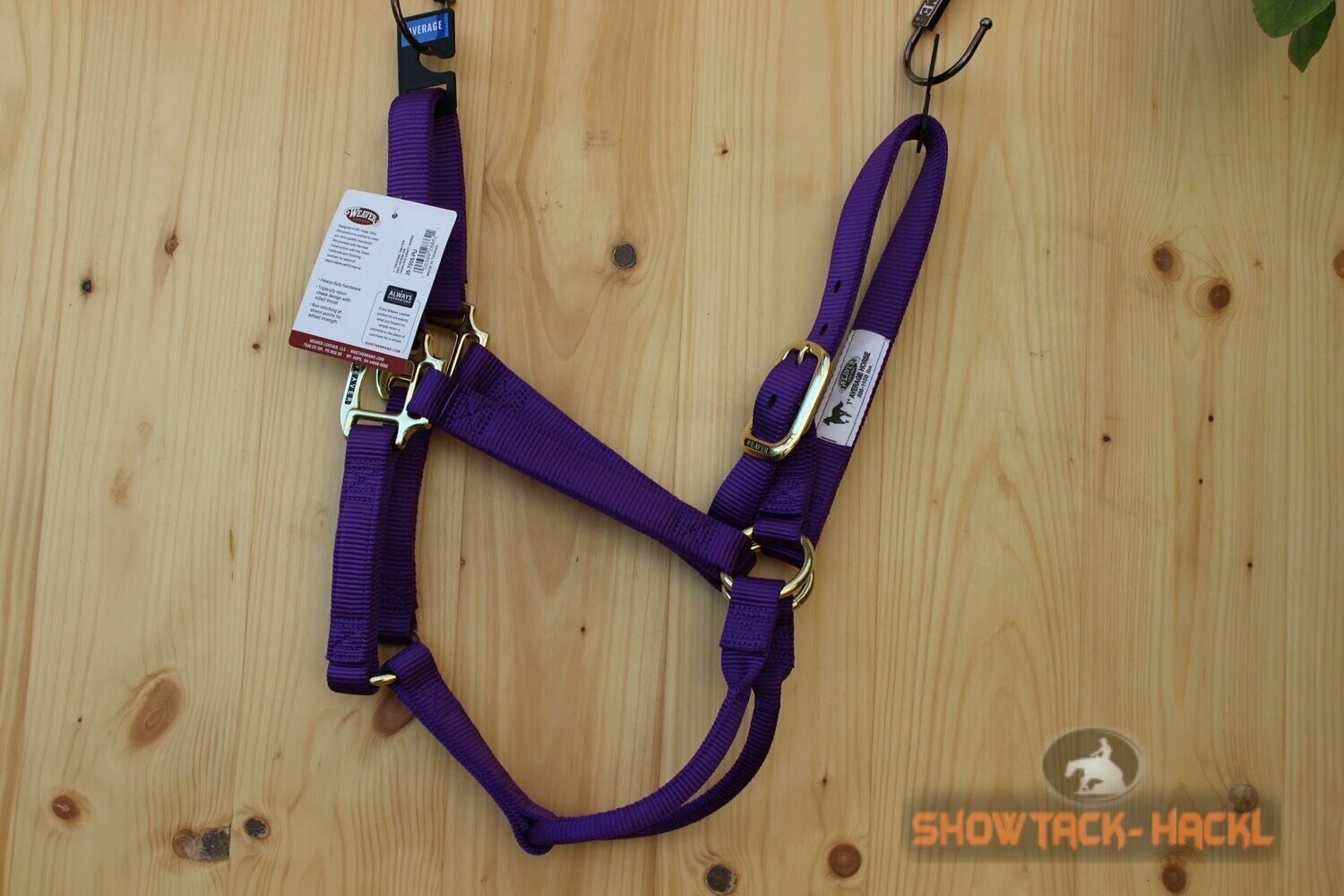 Halter /Halfter Weaver polyster dark purple