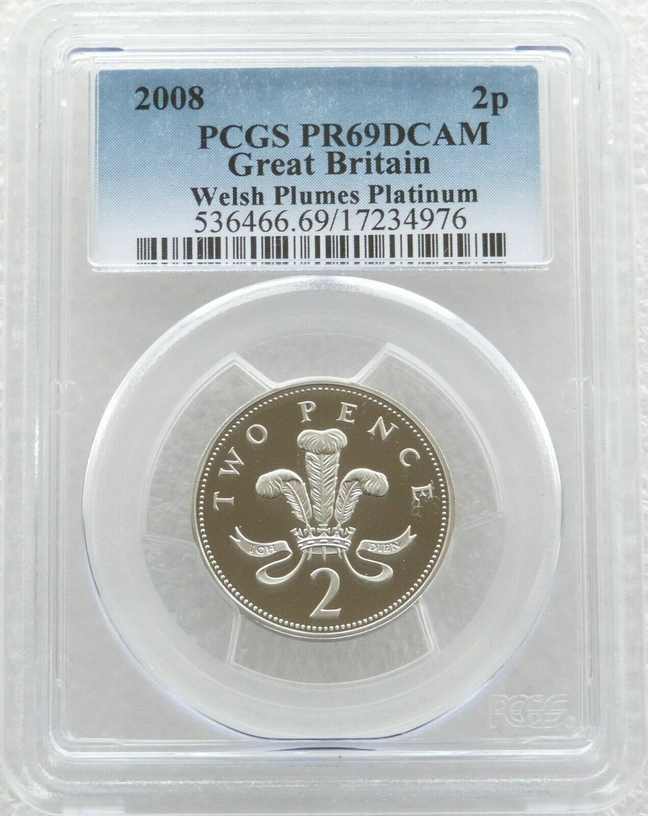 British 2p Platinum Coins