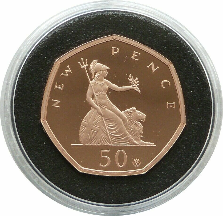 British 50p Gold Coins