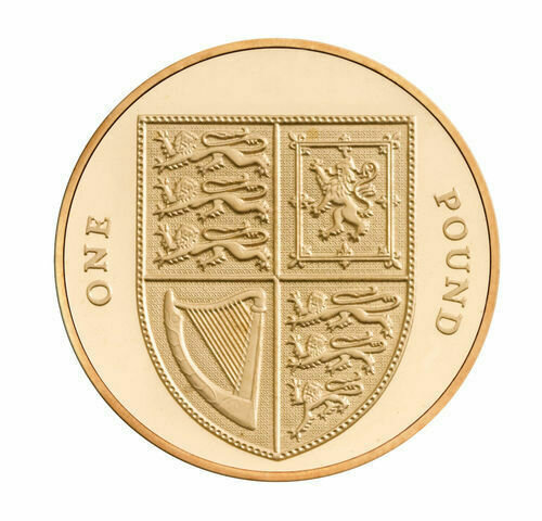2008 Royal Shield of Arms £1 Gold Proof Coin
