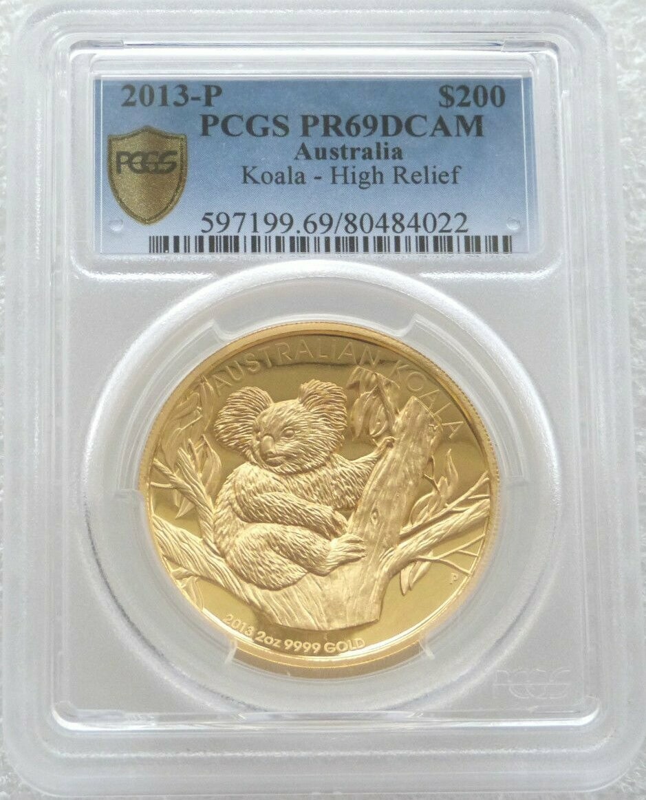2013 Australia Koala HR $200 Gold Proof 2oz Coin PCGS PR69 DC