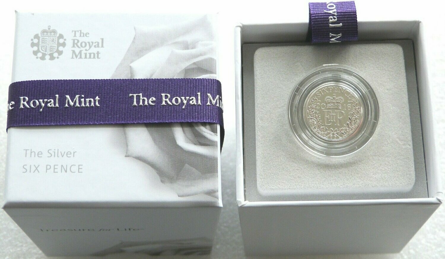 2016 Elizabeth II Christmas 6D Six Pence Silver Coin Box Coa - First ...