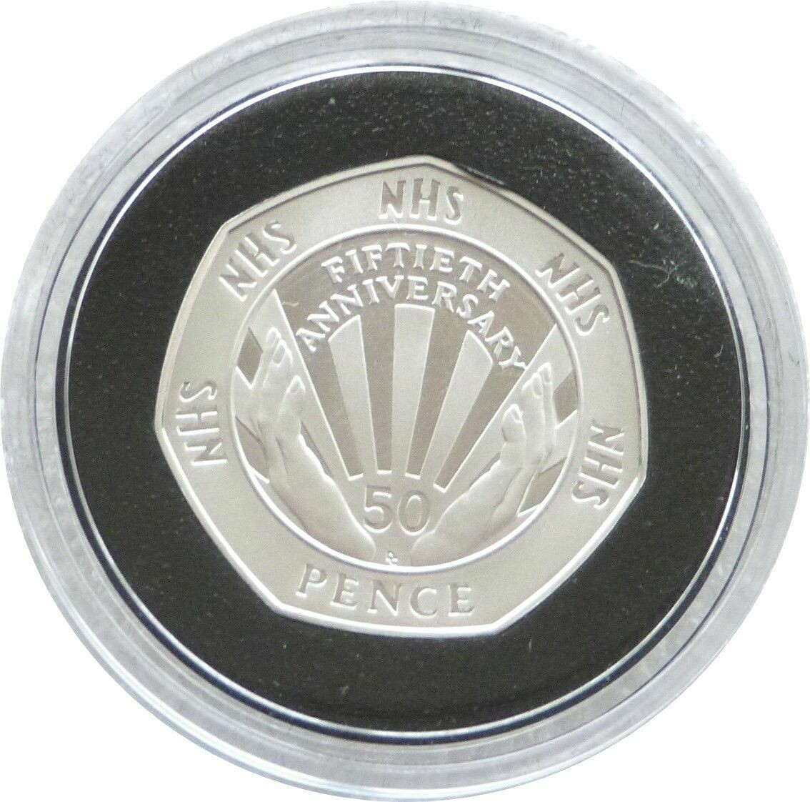 2009 National Health Service NHS 50p Silver Proof Coin - 1998