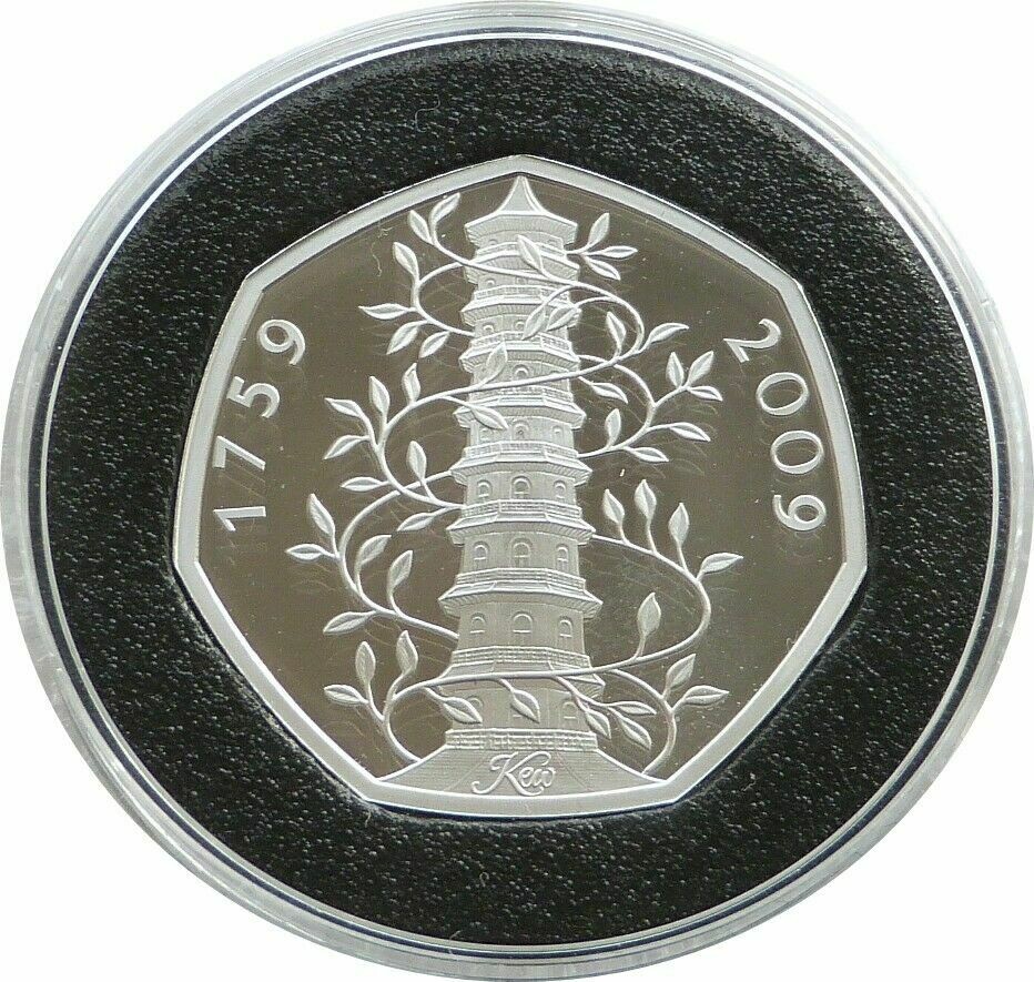 2019 Kew Gardens 50p Silver Proof Coin