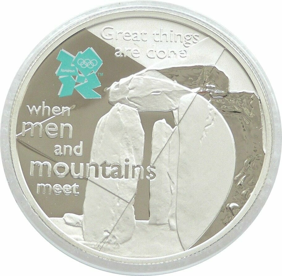 2009 London Olympic Games Stonehenge £5 Silver Proof Coin