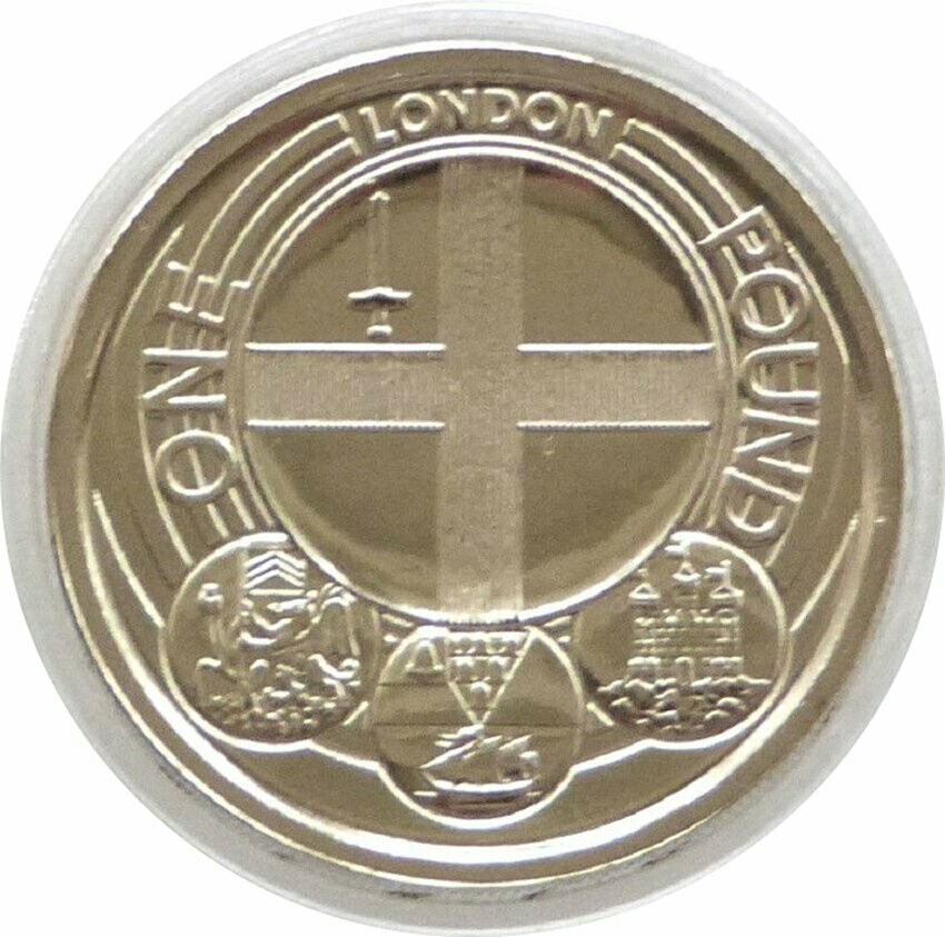 2010 Capital Cities of the UK London £1 Brilliant Uncirculated Coin