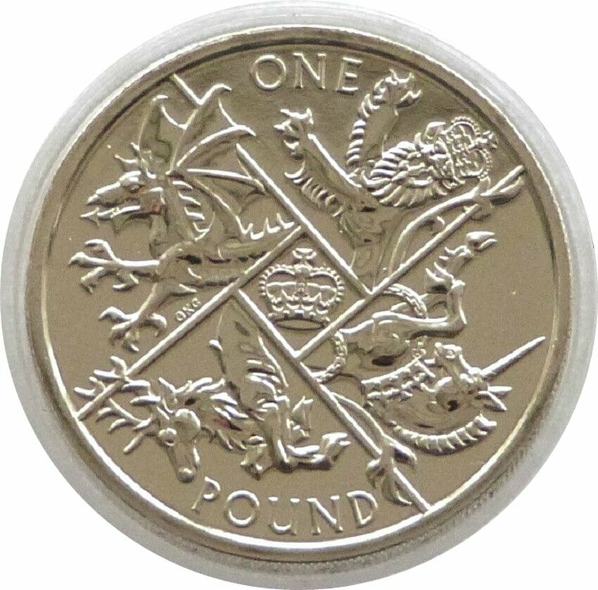 2016 Last Round Pound £1 Brilliant Uncirculated Coin - Upside Down Edge ...