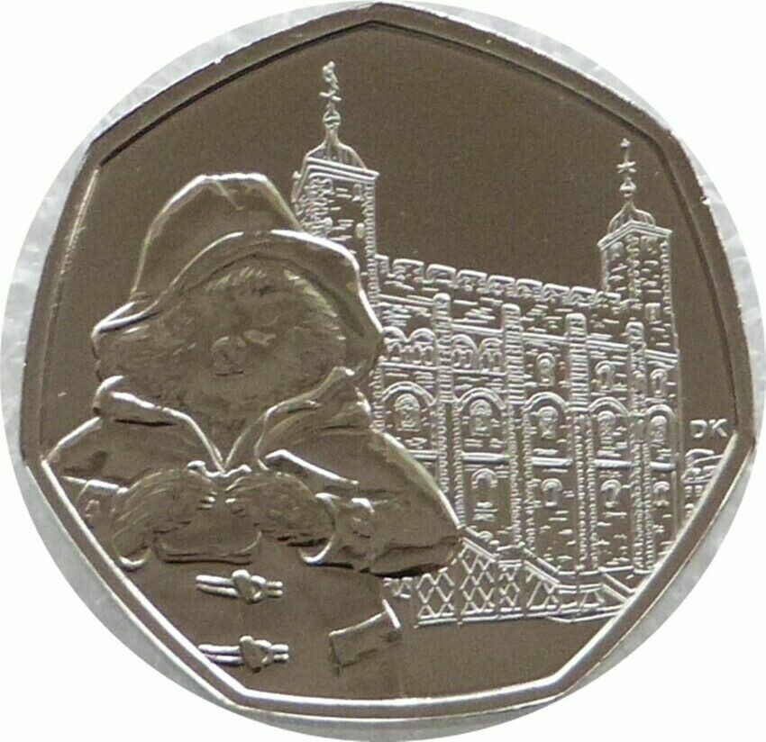 2019 Paddington at the Tower of London 50p Brilliant Uncirculated Coin