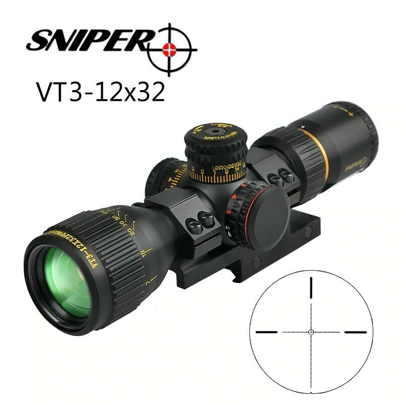 SNIPER VT 3 12X32 FFP AO Ultra Compact Rifle Scope Perfect For SNIPER VT 3 12X32 FFP AO Ultra Compact Rifle Scope Perfect For