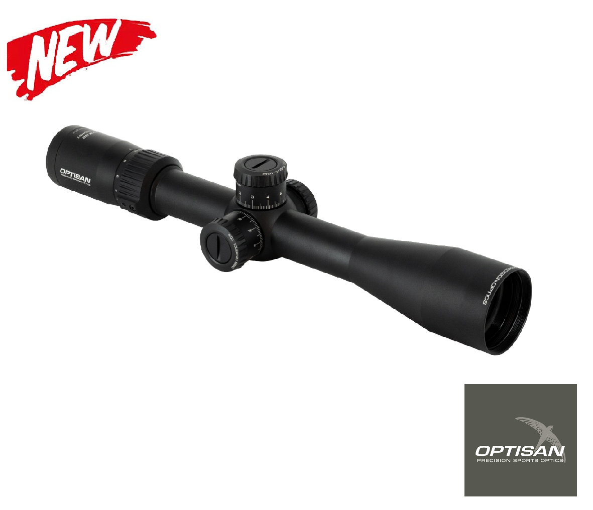 Optisan Optics EVX G2 4-16x44 F1 FFP MRAD16 Side Focus 0.1 MRAD LT Rifle Scope