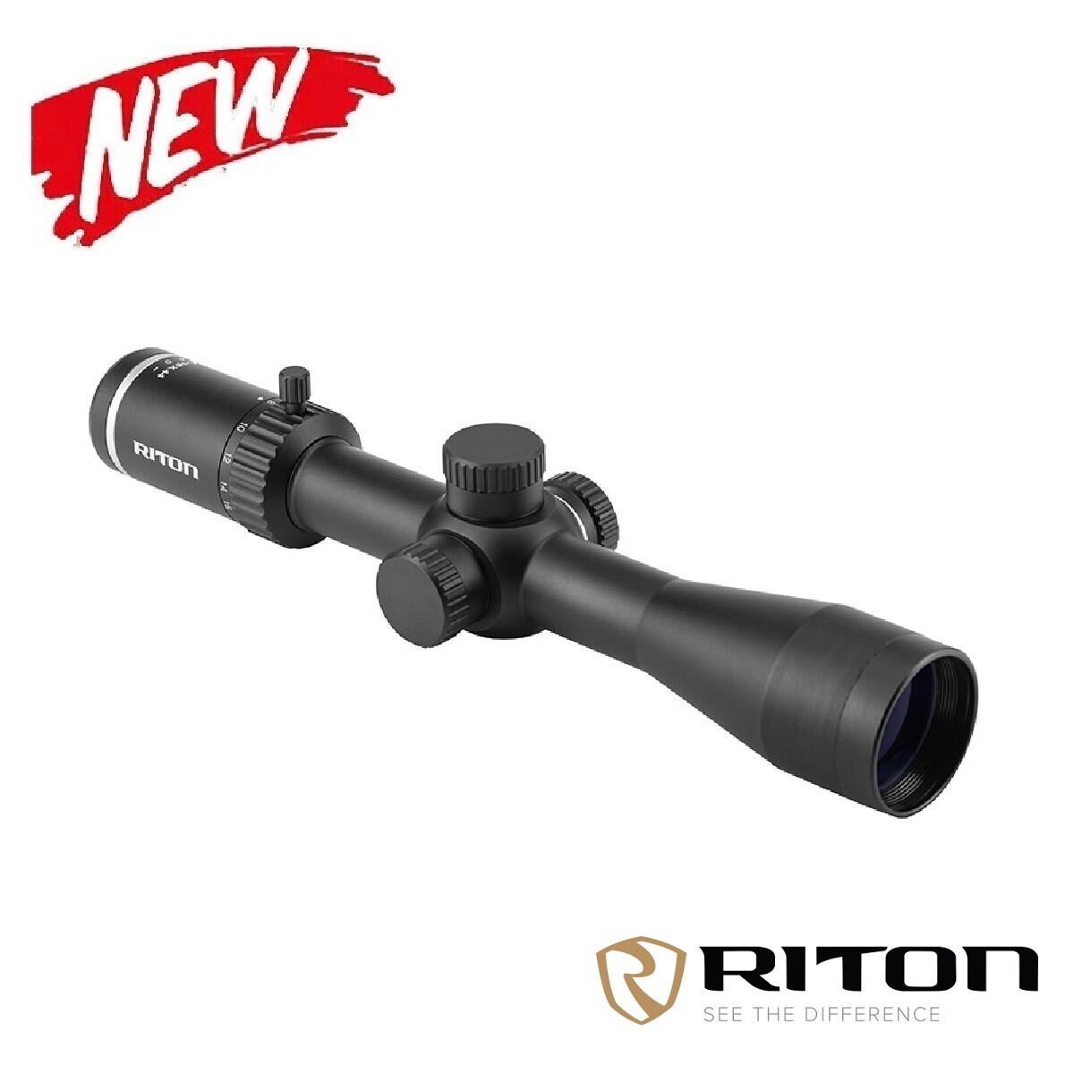 Riton 3 PRIMAL 4-16x44 DHR Rifle Scope